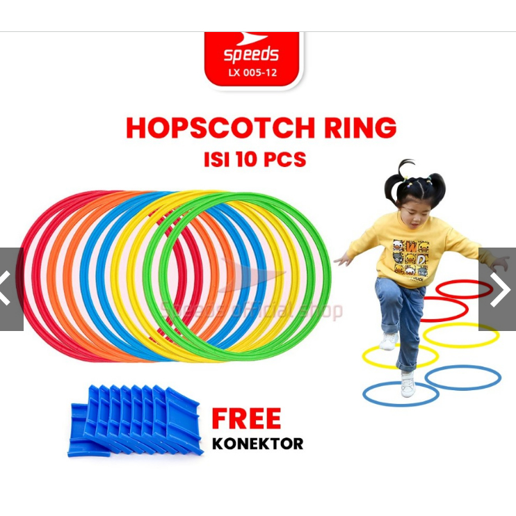 Jual SPEEDS Hopscotch Ring Isi 12 diameter 48 cm Mainan Lingkaran ...