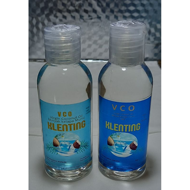 Jual VCO KLENTING 100%ORIGINAL KEMASAN FLIPTOP PRAKTIS 60ML | Shopee ...