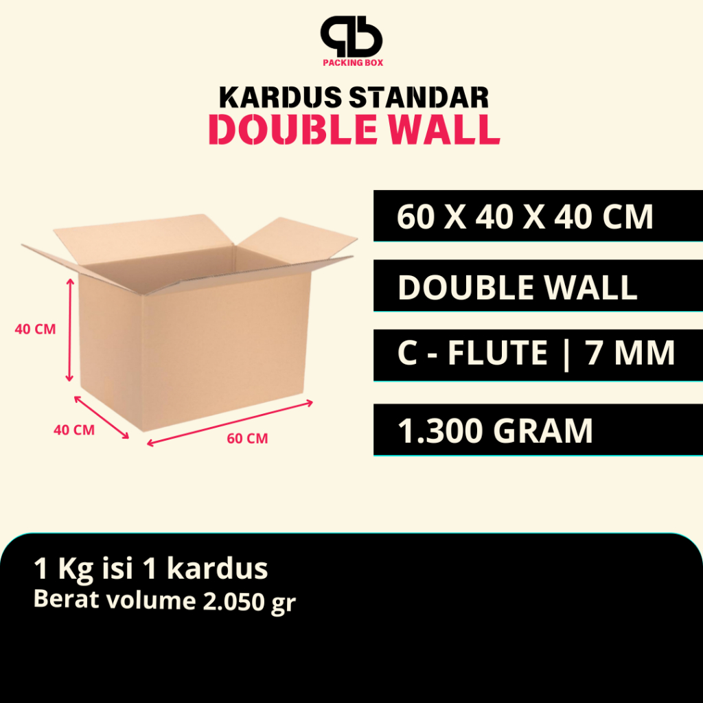 Jual Packing Box 60x40x40 Kardus Karton Kotak Dus Packaging Pindahan ...
