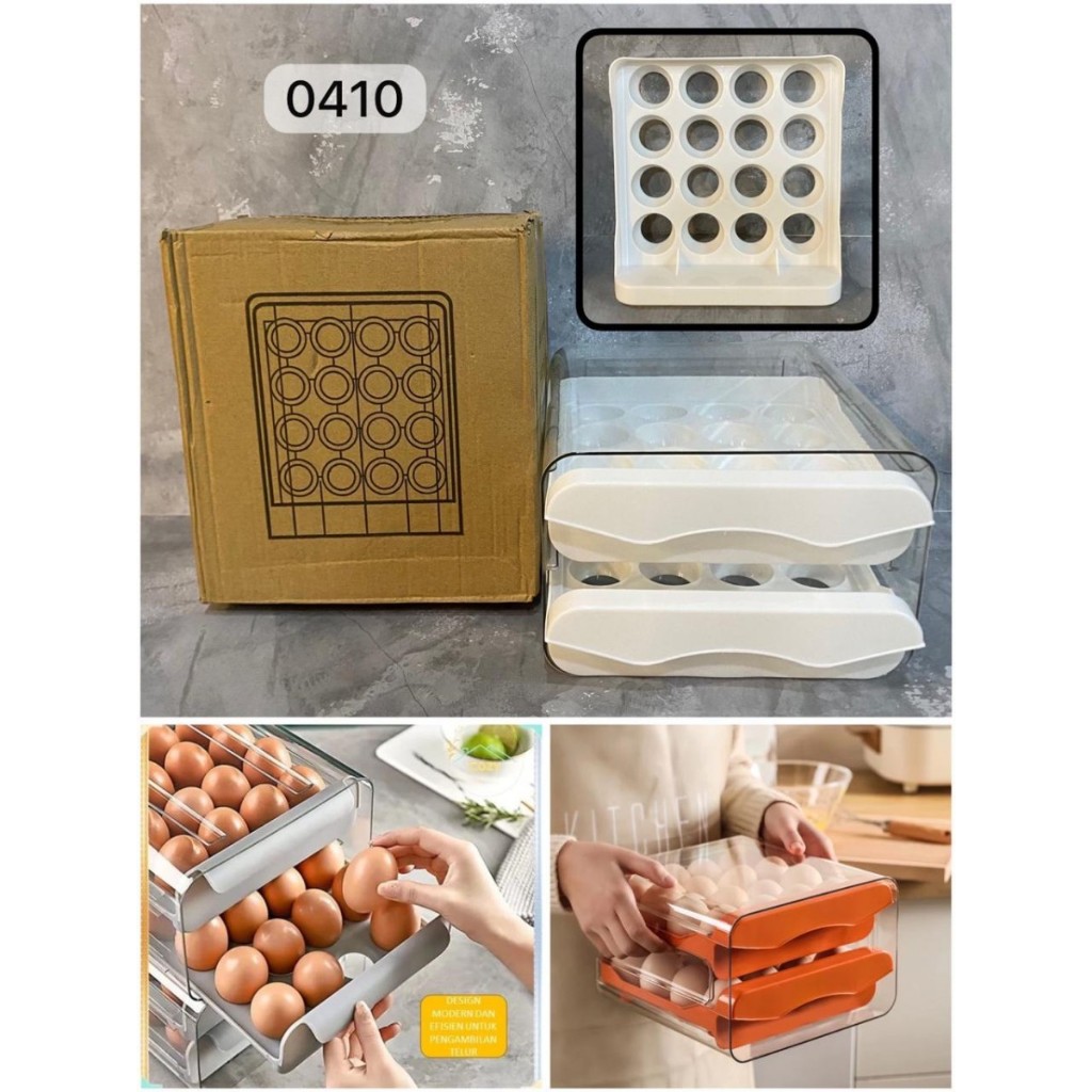 Jual RAK TELUR SUSUN LACI KOTAK TEMPAT PENYIMPANAN STORAGE BOX ...
