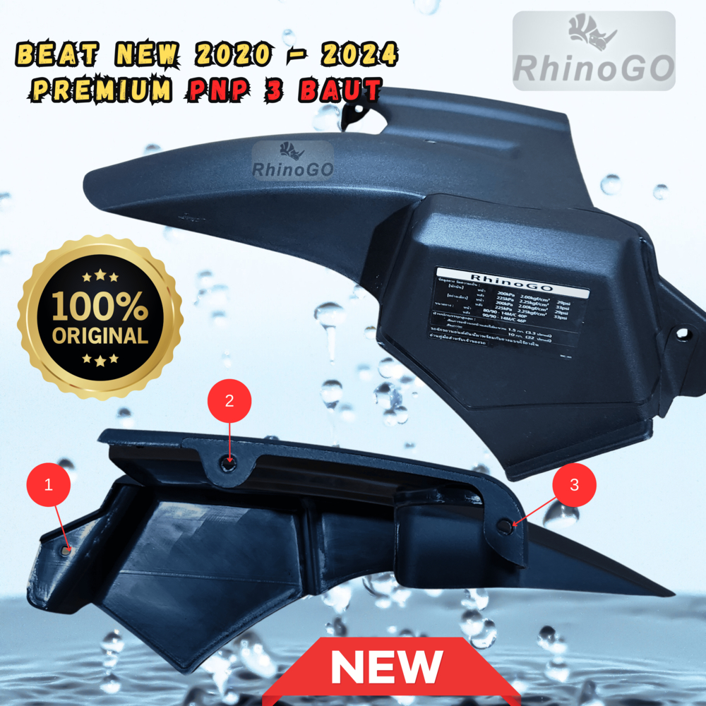 Jual Awet [Rhinogo]Hg Spakbor Kolong Beat 2020-2025 Pnp 3 Baut Deluxe ...