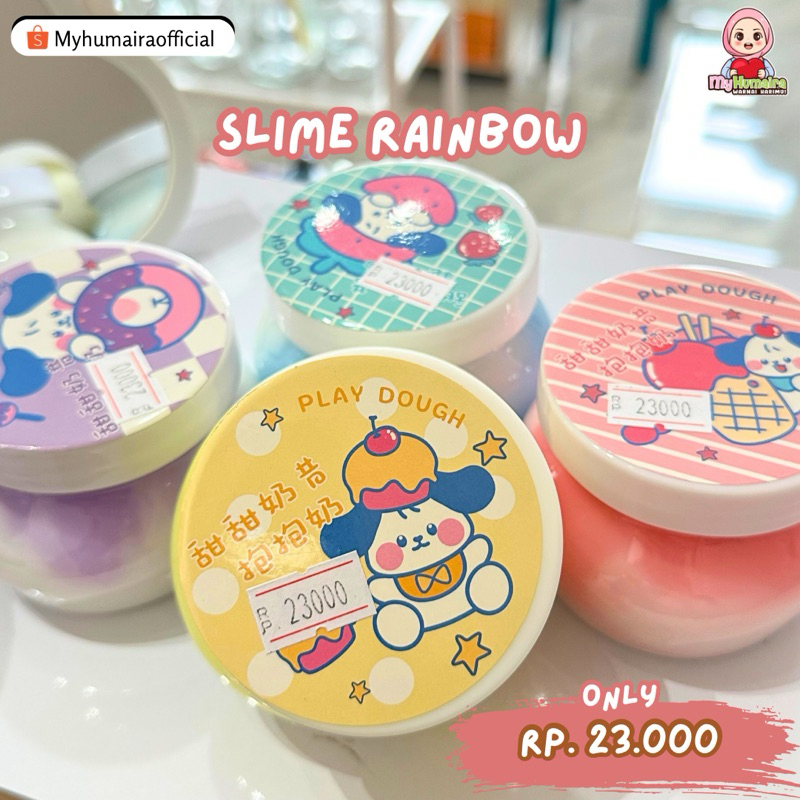 Jual (TENGGARONG) MAINAN ANAK - SLIME RAINBOW | Shopee Indonesia