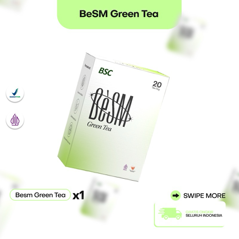 Jual BESM - BeSM Green Tea Isi 20 - SPECIAL BUNDLING | Shopee Indonesia