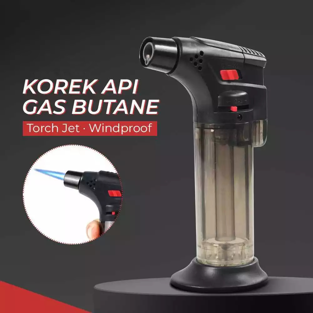 Jual Korek Api Jumbo Blow Torch Jet Gas Butane Anti angin Survival ...