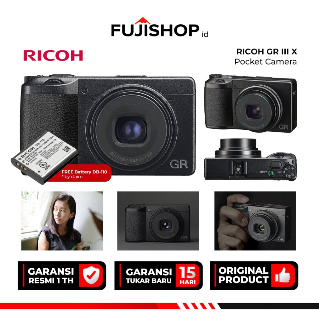 Jual Ricoh GR III X Pocket Camera | Shopee Indonesia