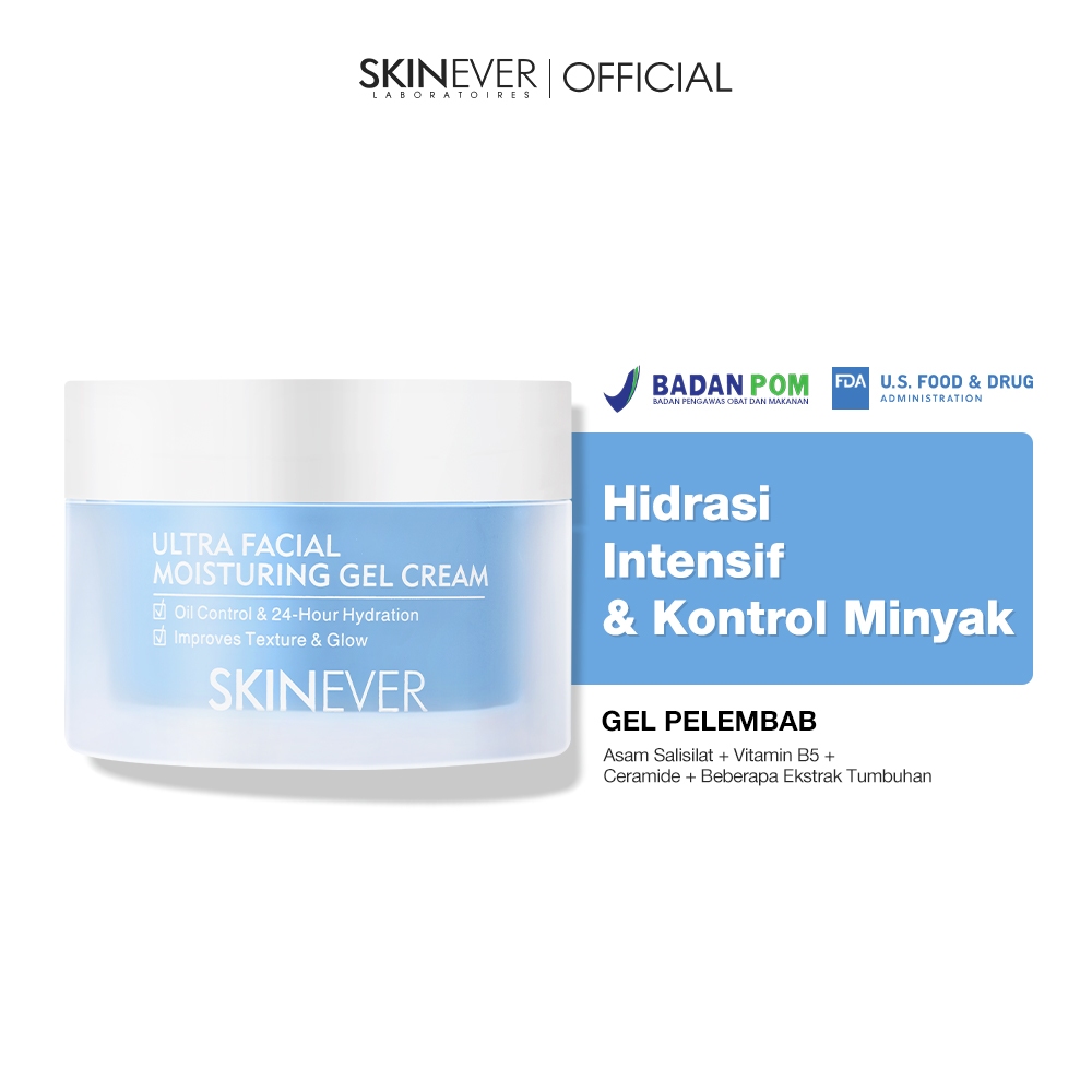 Jual SKINEVER Ultra Facial Moisturing Gel Cream melembatkan kulit cocok ...