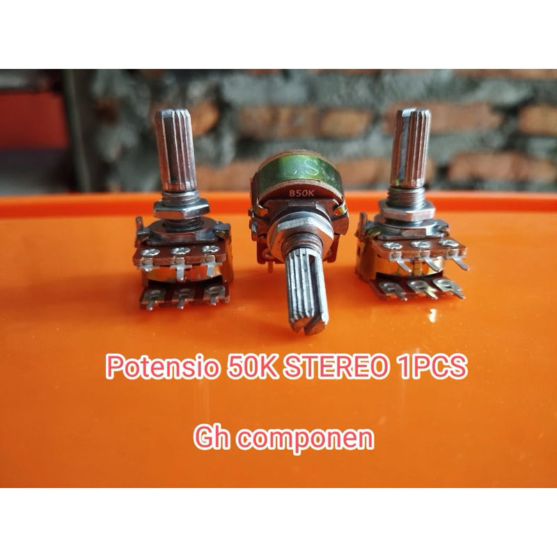 Jual Potensio 50K Stereo RRT 20MM 1pcs | Shopee Indonesia