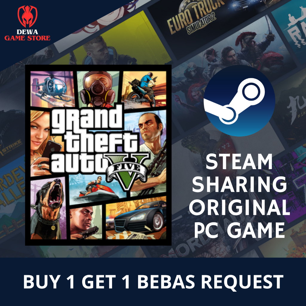 Jual GTA V / GTA 5 FULL VERSION | Original Game PC & laptop | Shopee ...
