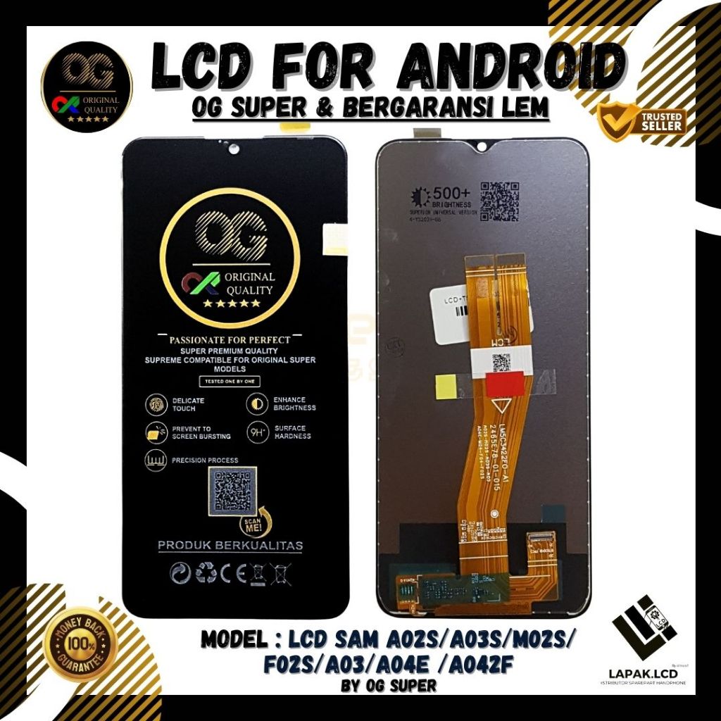 Jual LCD Touchscreen Samsung A02s/A03s/M02s/F02s/A03/A04E /A042F By OG ...