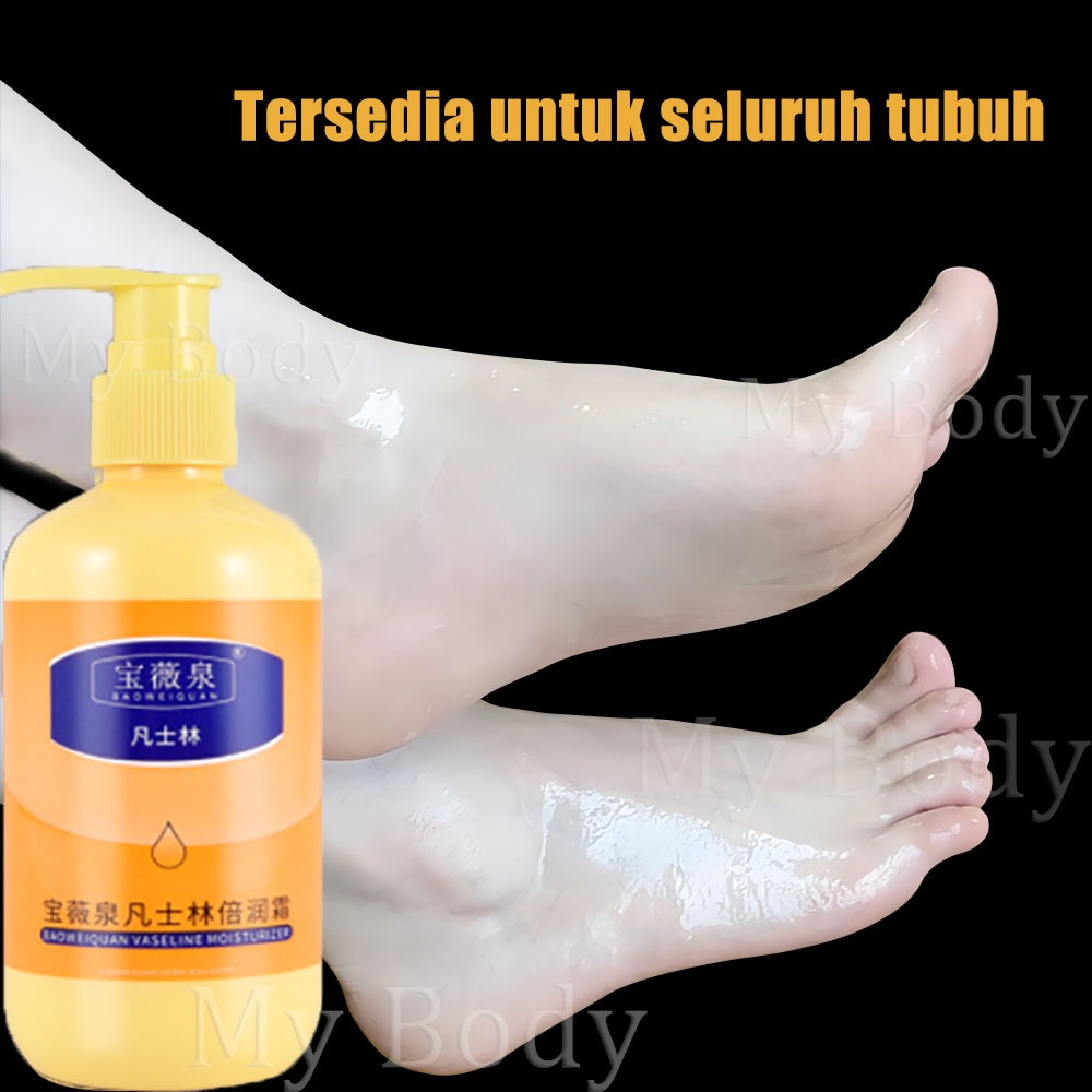 Jual 250g Vaseline Body Lotion Krim Kaki Pecah Dan Kering Dan Kasar ...