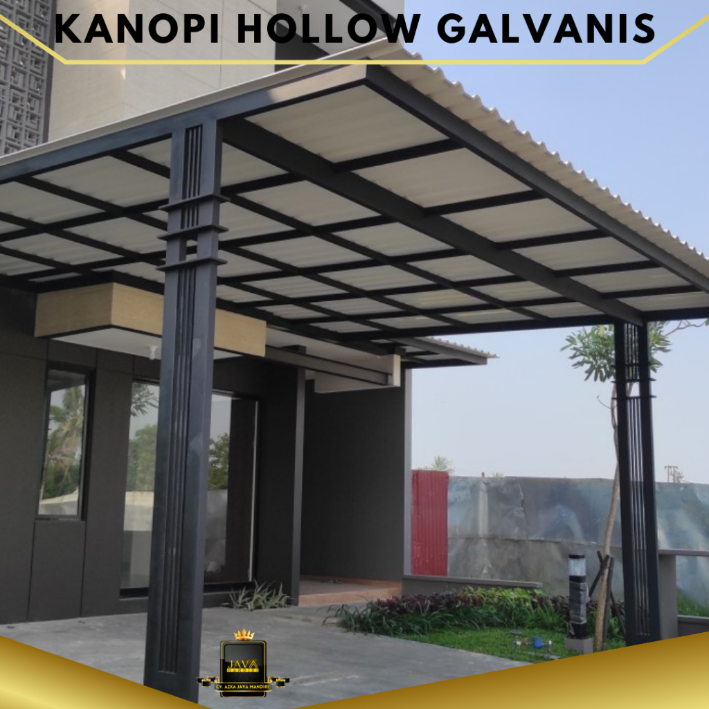 Jual KANOPI CANOPY HOLOW HOLLOW GALVANIS TEBAL ATAP ALDERON SPANDEK PVC ...
