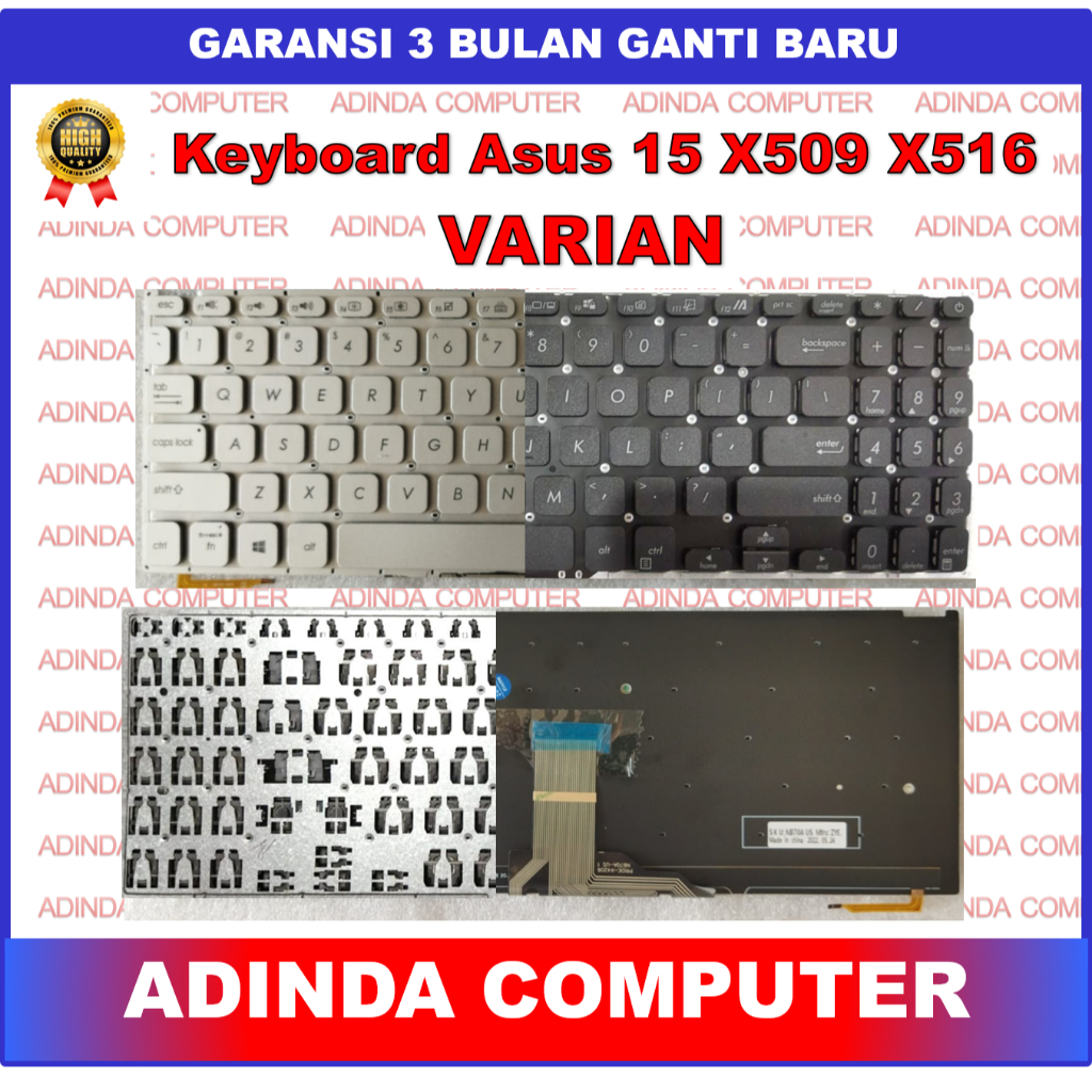 Jual Keyboard Asus Vivobook 15 X509 X516 D509 X509FJ X509FL X515 X515UA ...