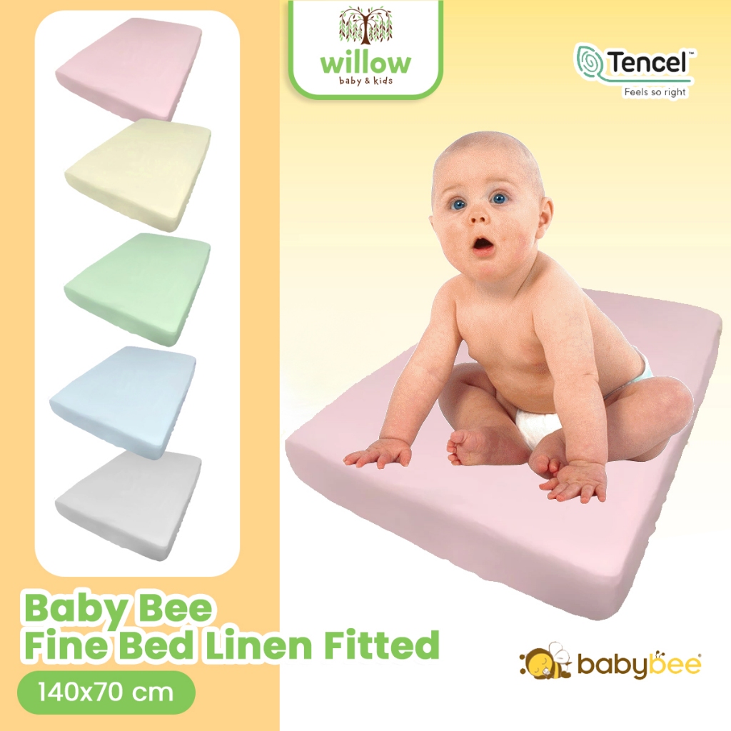 Jual Sprei Kasur - Baby Bee Fine Bed Linen Fitted 140X70 | Shopee Indonesia