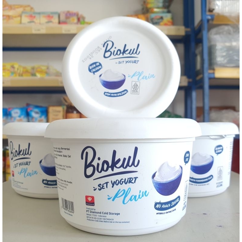 Jual Diamond Yoghurt Biokul 500Gr / Yoghurt Plain Biokul Diamond ...