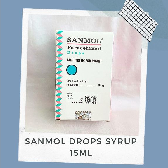 Jual SANMOL DROPS SYRUP 15ML | Shopee Indonesia