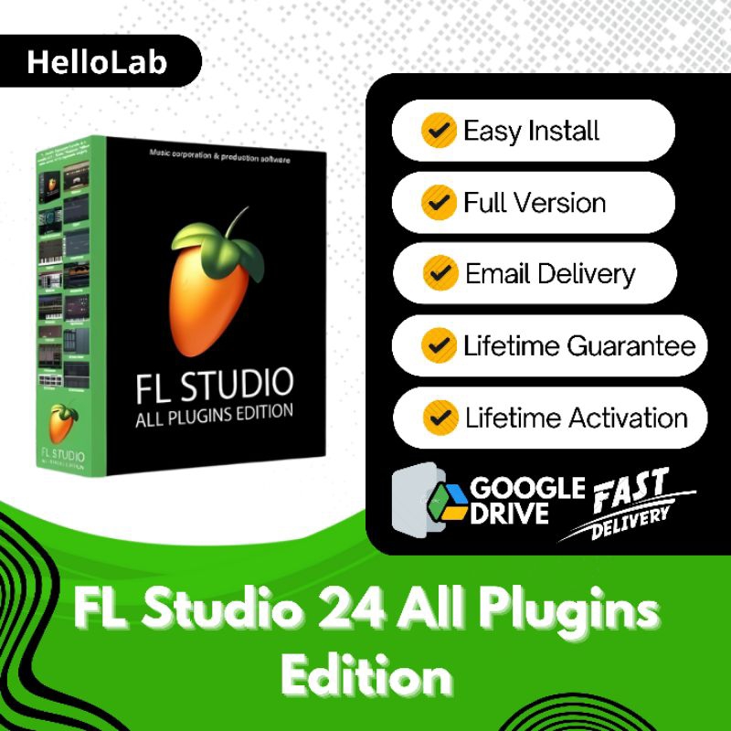 Jual FL Studio 24 All Plugins Edition 2024 v24.1.2.4394 Full Version | Shopee Indonesia