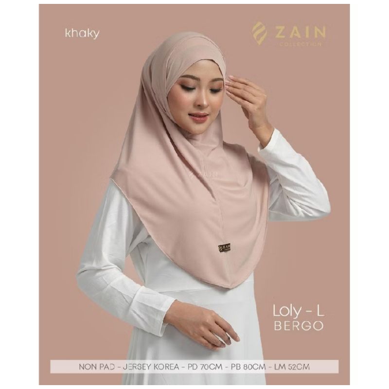Jual HIJAB BERGO INSTAN LOLY L ORI BY ZAIN COLLECTION | Shopee Indonesia