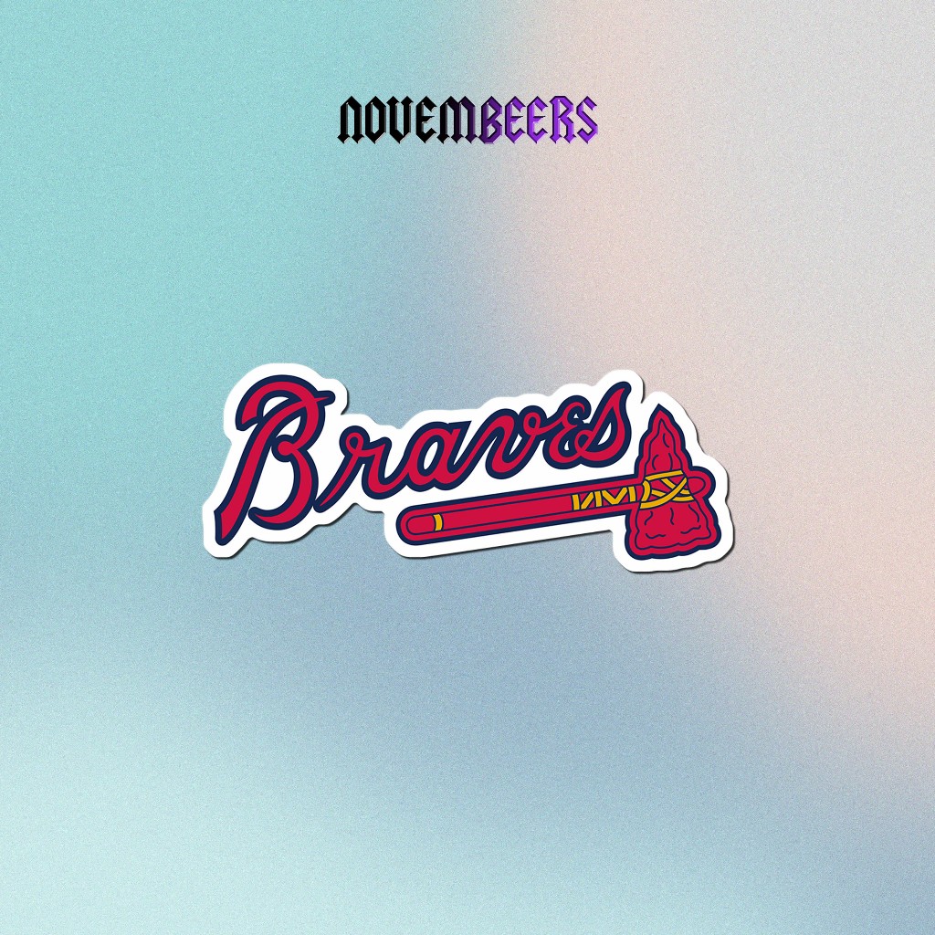 Jual Stiker Vinyl Atlanta Braves Sticker Vinyl Glossy | Shopee Indonesia