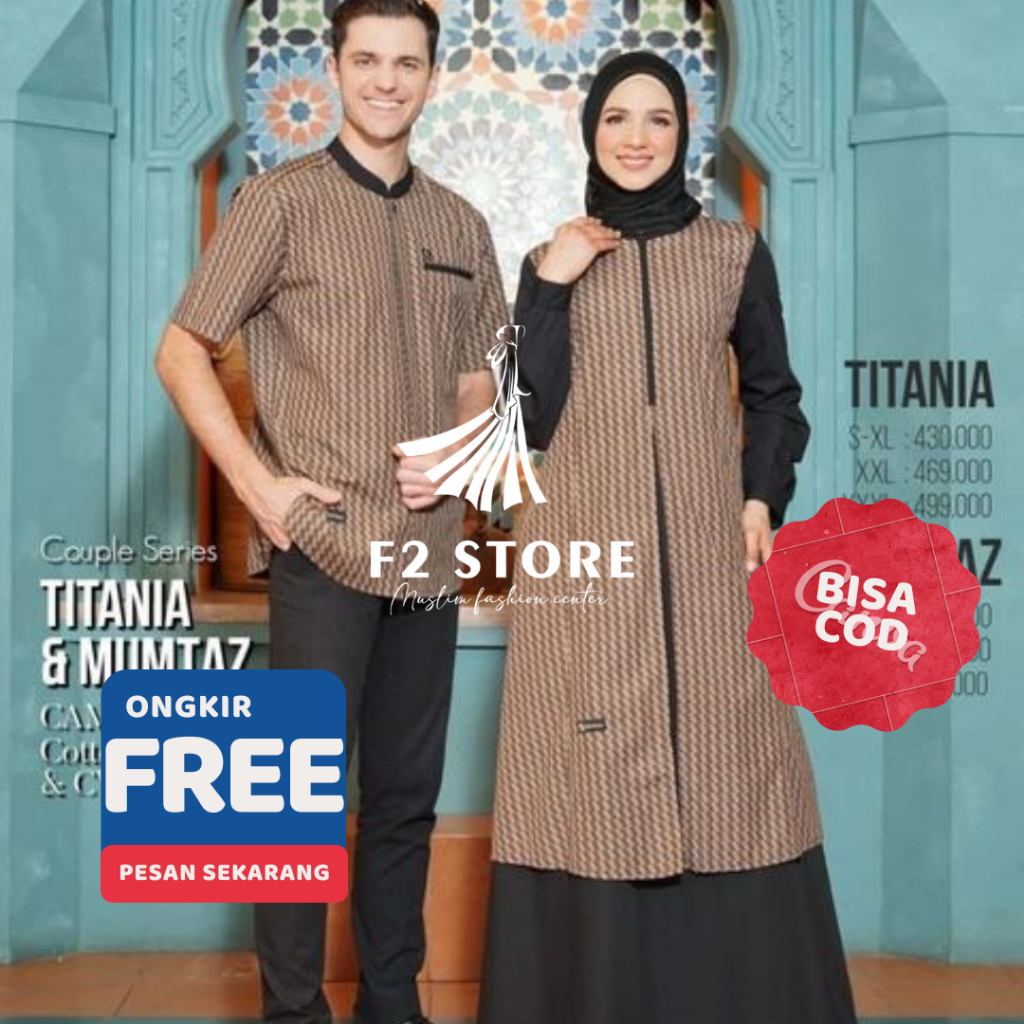 Jual BUSANA MUSLIM SARIMBIT COUPLE DAMOZA ORIGINAL - TITANIA & MUMTAZ ...