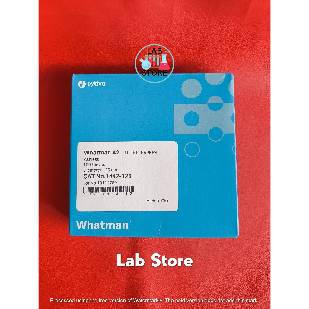Jual Kertas Saring Whatman No 42 Dia 125mm / Kertas Saring Laboratorium ...