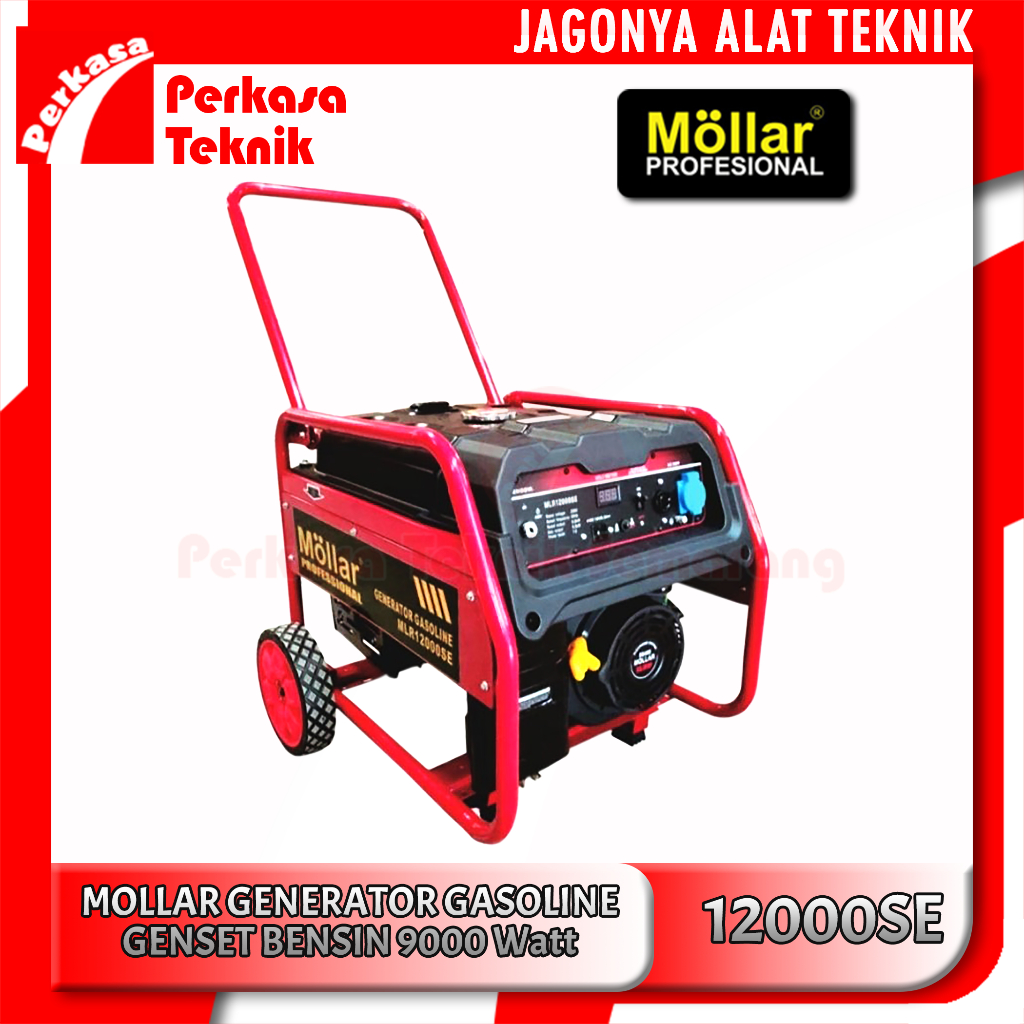 Jual MOLLAR 12000SE Gasoline Genset Bensin Generator Listrik 9000Watt ...