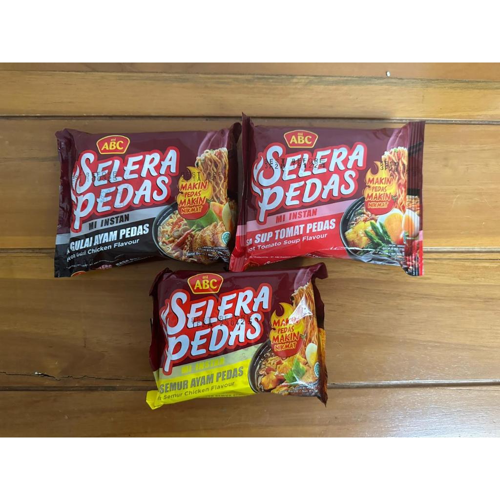 Jual Mi Abc Selera Pedas Rasa Gulai Ayam Pedas | Semur Ayam Pedas | Sup ...