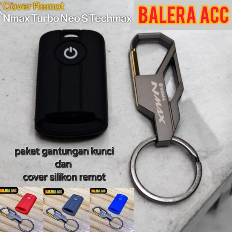 Jual Paket Gantungan Kunci Logo Nmax Turbo Neo S Techmax Dan Cover ...