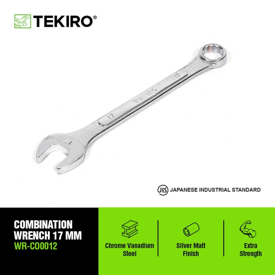 Jual TEKIRO SATUAN Kunci Ring Pas 17 mm Combination Wrench Set | Shopee Indonesia