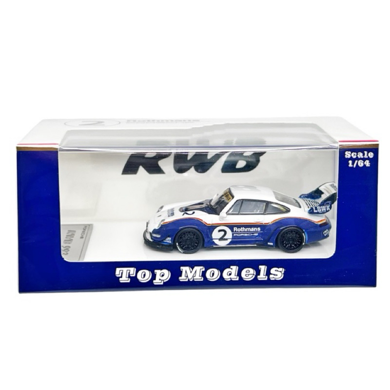 Jual Top Model 64 Porsche RWB 993 LBWK Rothmans Livery Limited Edition ...