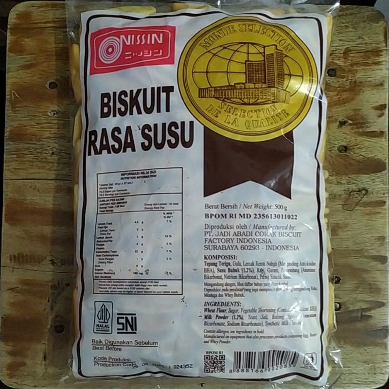 Jual Nissin Biskuit Stick Durian I Biskuit Rasa Susu I Biskuit Kering ...