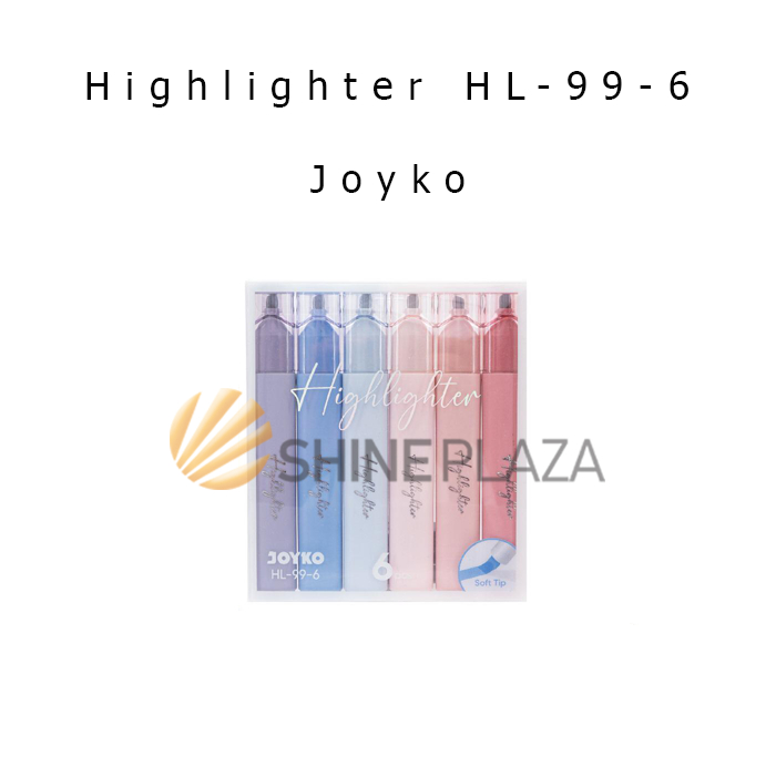 Jual Highlighter Set Soft Morandi Color Joyko HL-99-6 - Penanda ...