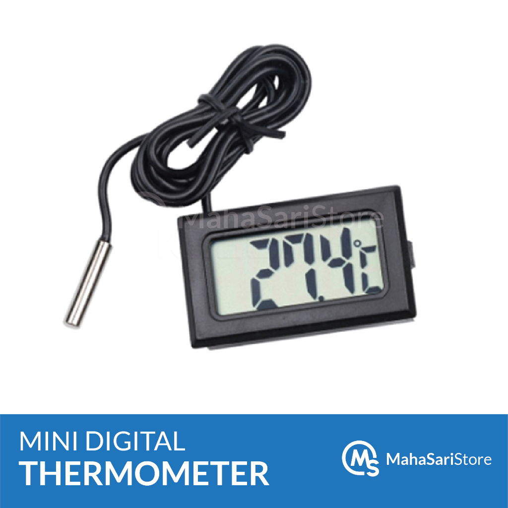 Jual Mini Digital Thermometer Waterproof Pengukur Suhu Digital ...