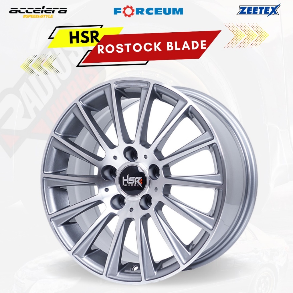 Jual Velg mobil mercedes benz ring 16 pcd 5x112 hsr rostock blade ...
