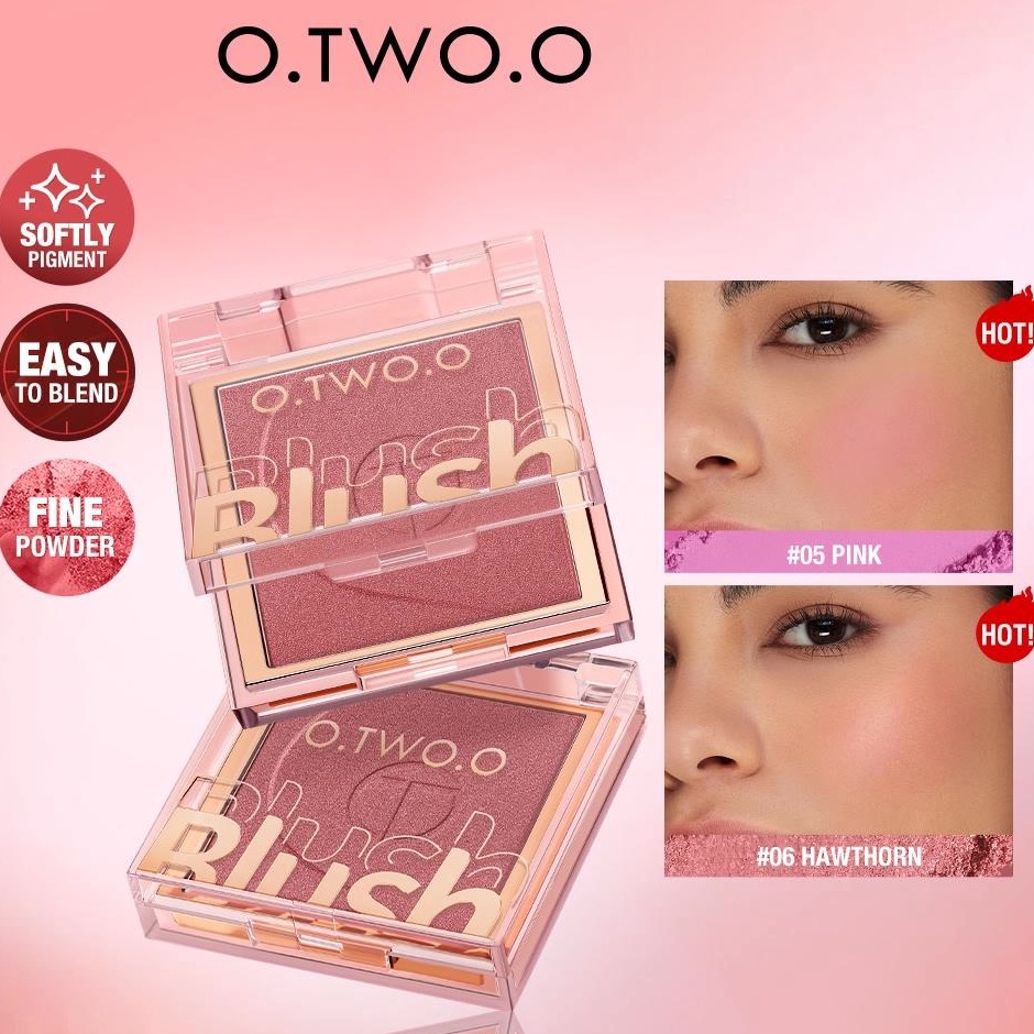 Jual Harga Puas OTWOO Blush On Single Palette Face Makeup Powder High ...