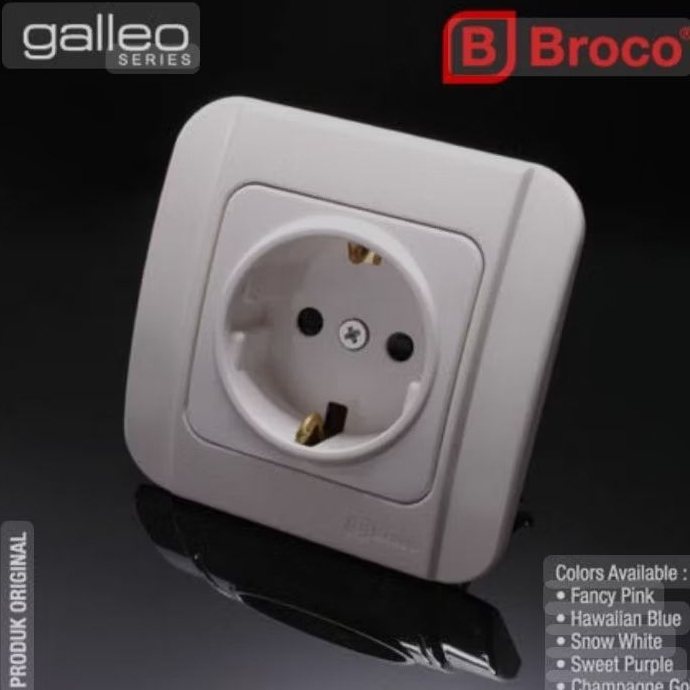 Jual Stop Kontak IB BROCO Tanam Series G151 Galeo Original Broco ...