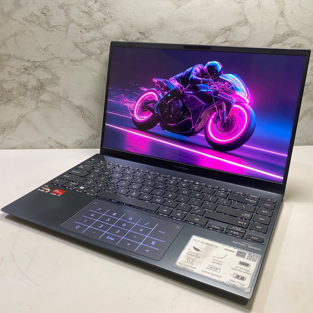 Jual Asus Zenbook 14 UM425IA AMD Ryzen 5-4500U Ram 8GB SSD 512GB Vga ...