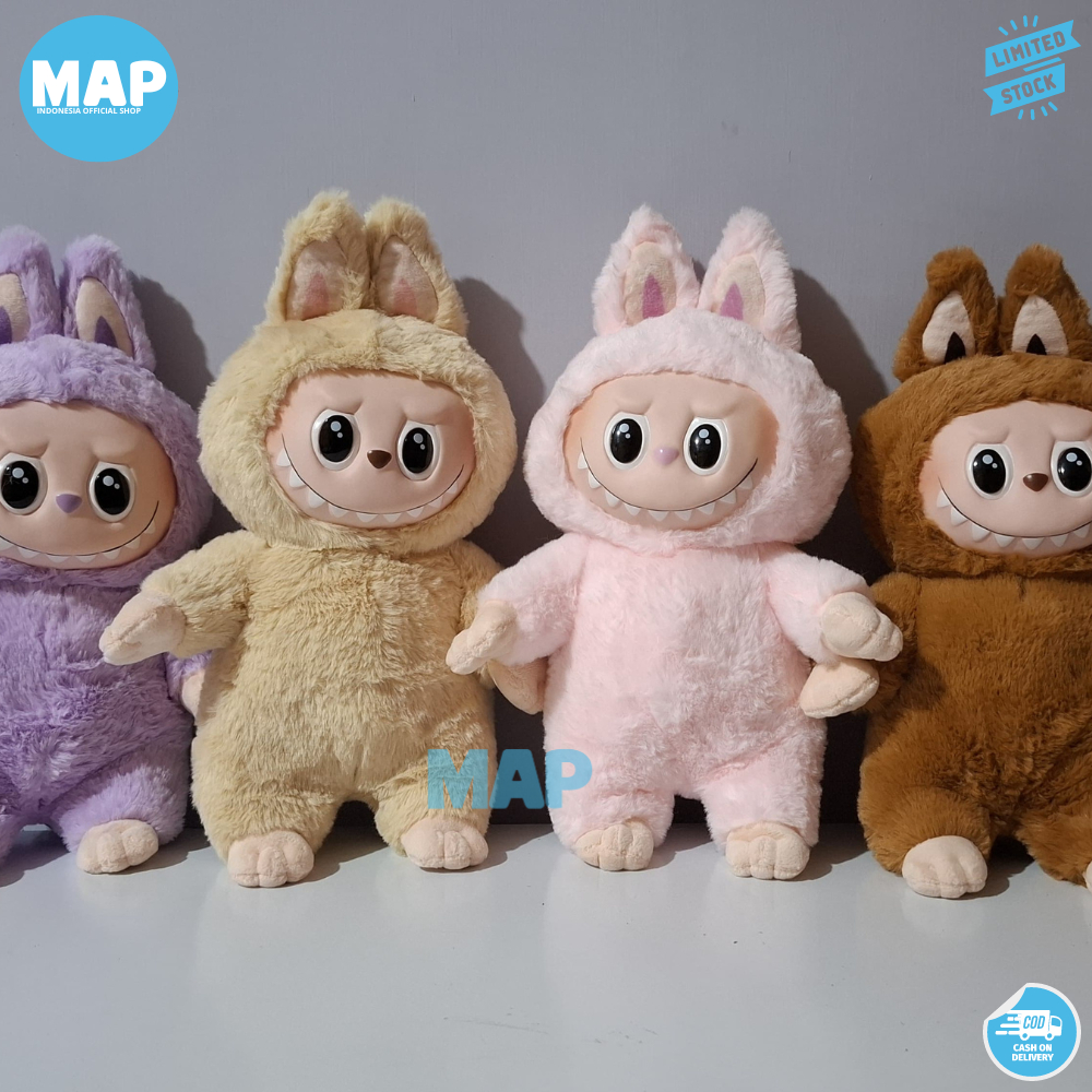 Jual Labubu Boneka Macaron The Monster Premium Muka Karet Labubu Viral ...