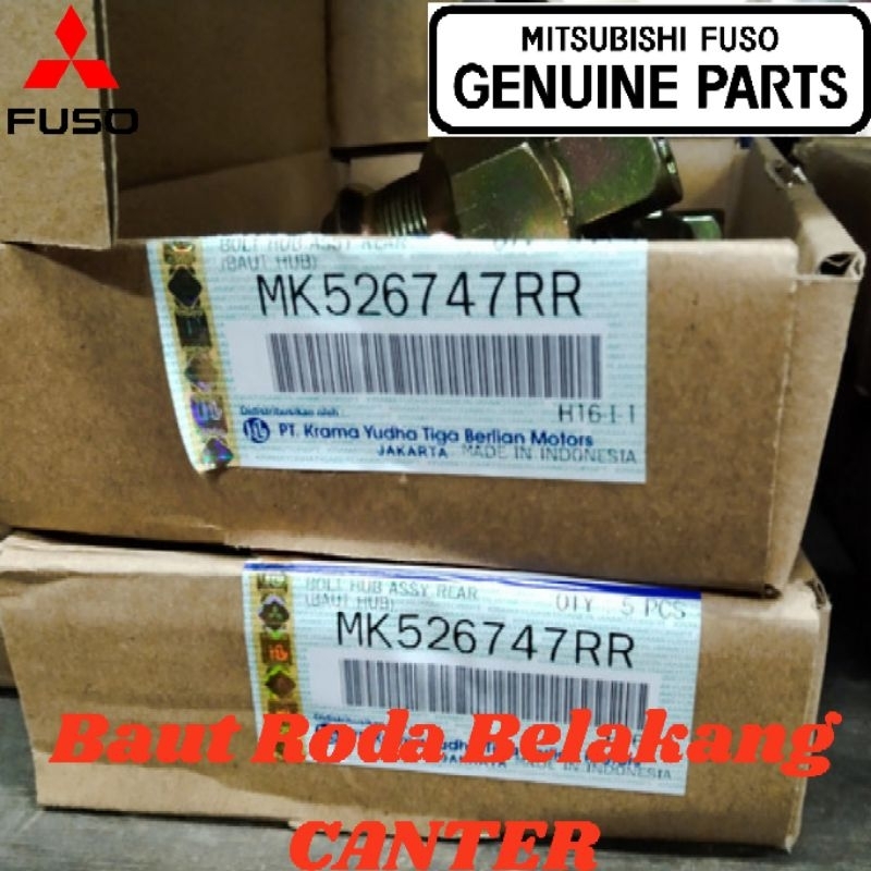 Jual BAUT RODA BELAKANG KANAN, CANTER PS125 PS136 ORIGINAL KTB PART ...