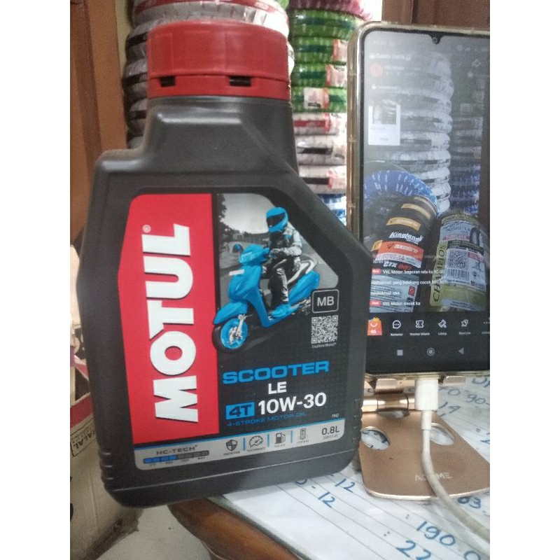 Jual OLI MOTUL 10W-30 MATIC 0.8ML | Shopee Indonesia