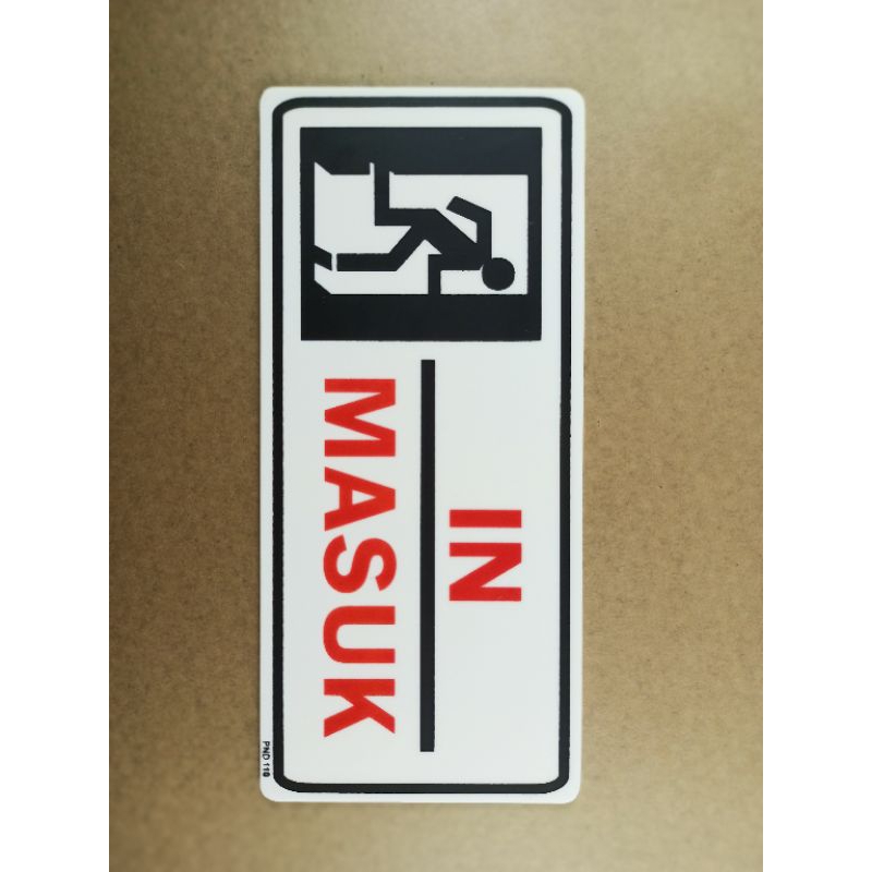 Jual ACRYLYC IN/MASUK SIGN | Shopee Indonesia