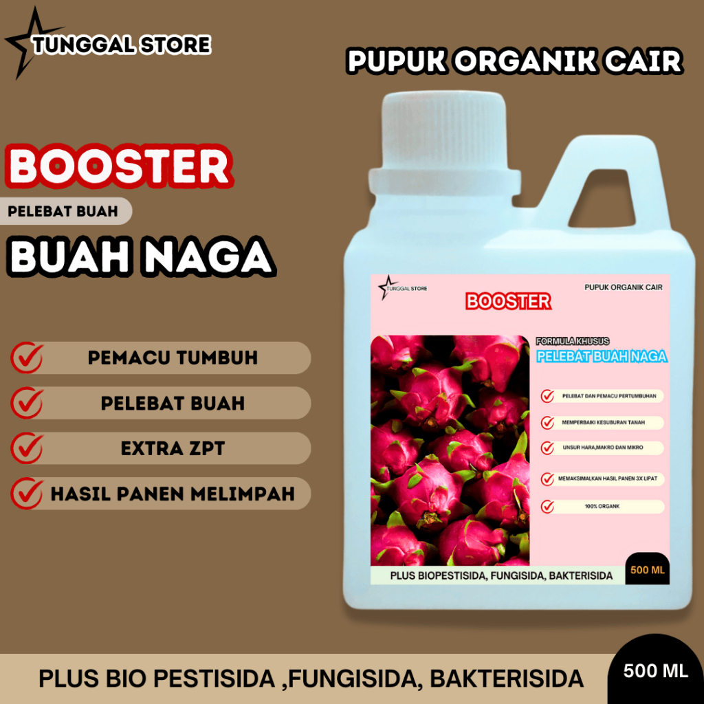 Jual PUPUK ORGANIK CAIR TANAMAN BUAH NAGA, BOOSTER PELEBAT BUAH NAGA , PERANGSANG MASA PEMBUAHAN ...
