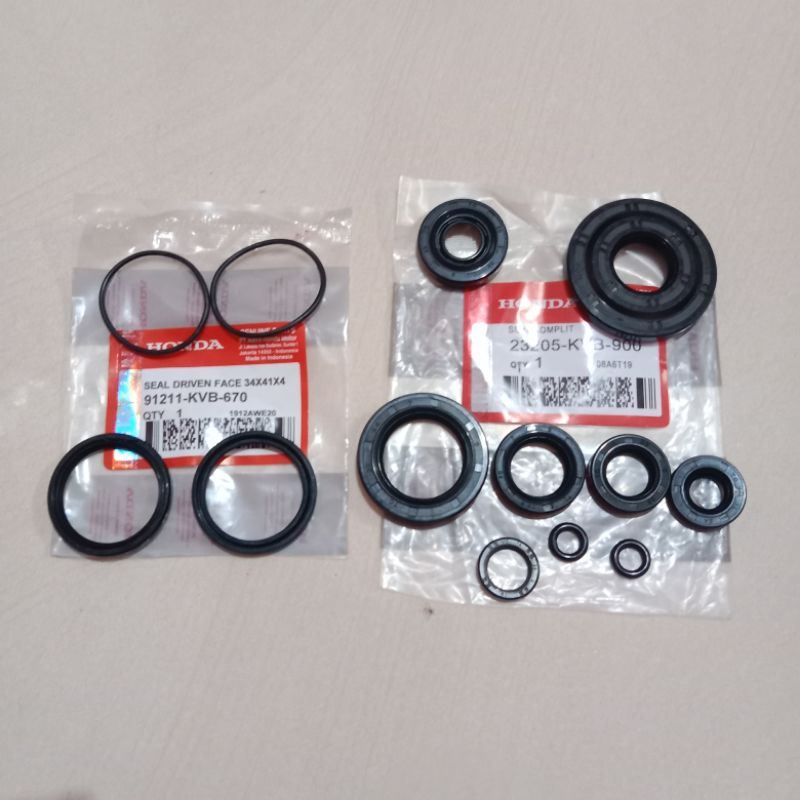 Jual Seal komplit+Seal pully Honda Beat scoopy spacy vario 110 Beat fi scoopy fi | Shopee Indonesia