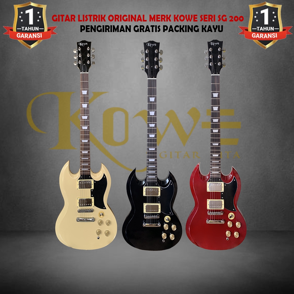 Jual Gitar Elektrik KOWE Original Seri SG 200 | Shopee Indonesia