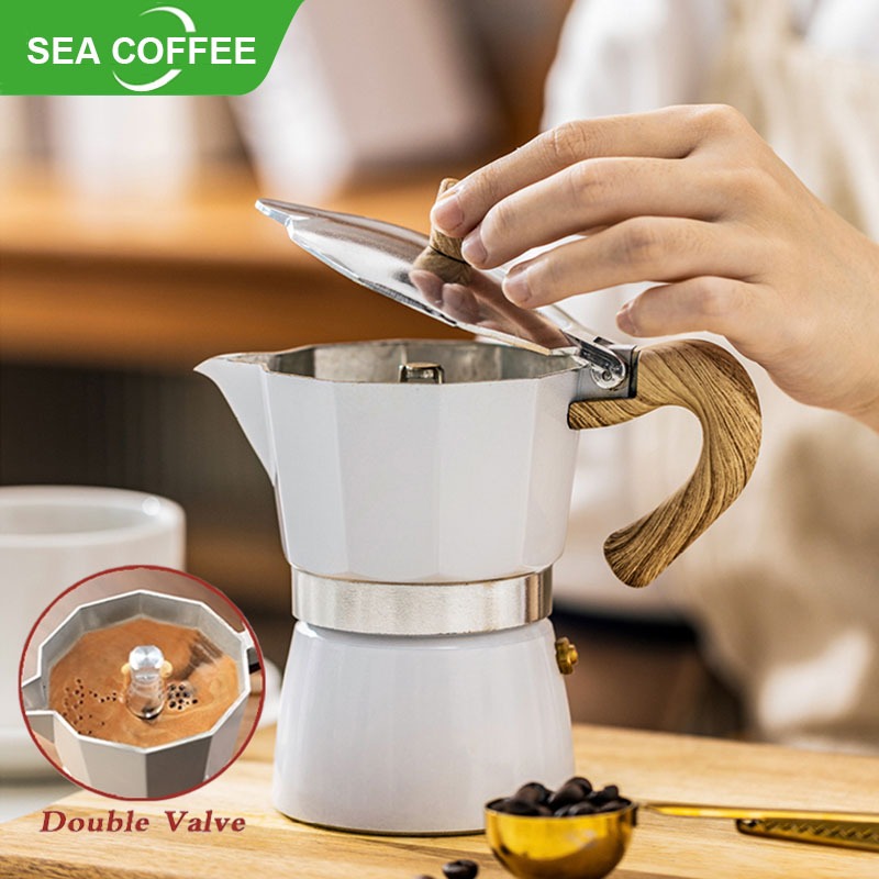 Jual Moka Pot Espresso Pot kopi mocha Pot flush tangan luar ruangan ...