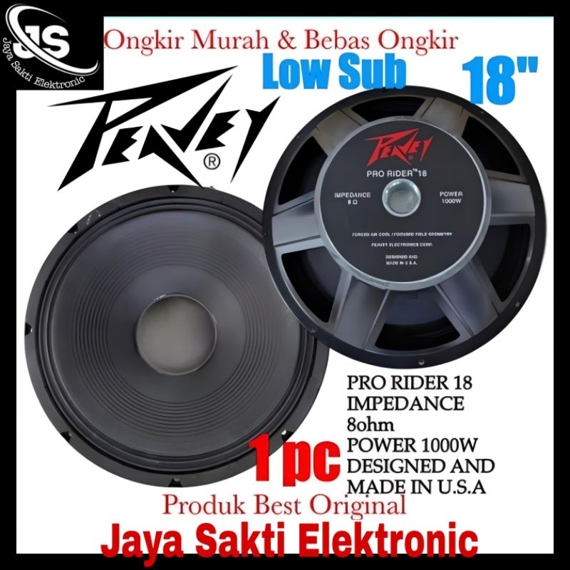 Jual Speaker Audio Peavey Pro Rider 18 inch Balap Karater Sub Bass ...