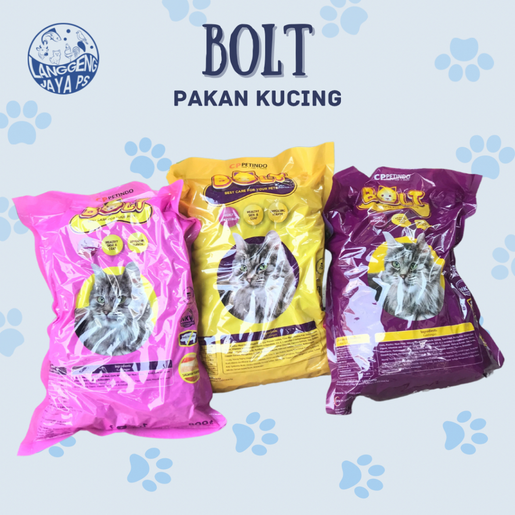 Jual Makanan Kucing BOLT Cat Food SALMON TUNA | Shopee Indonesia