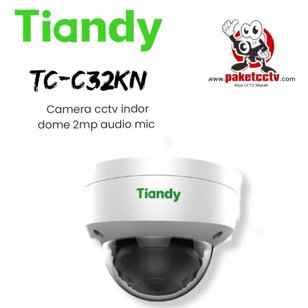 Jual CAMERA CCTV TIANDY INDOOR TC-C32KN DOME 2MP AUDIO MIC | Shopee ...