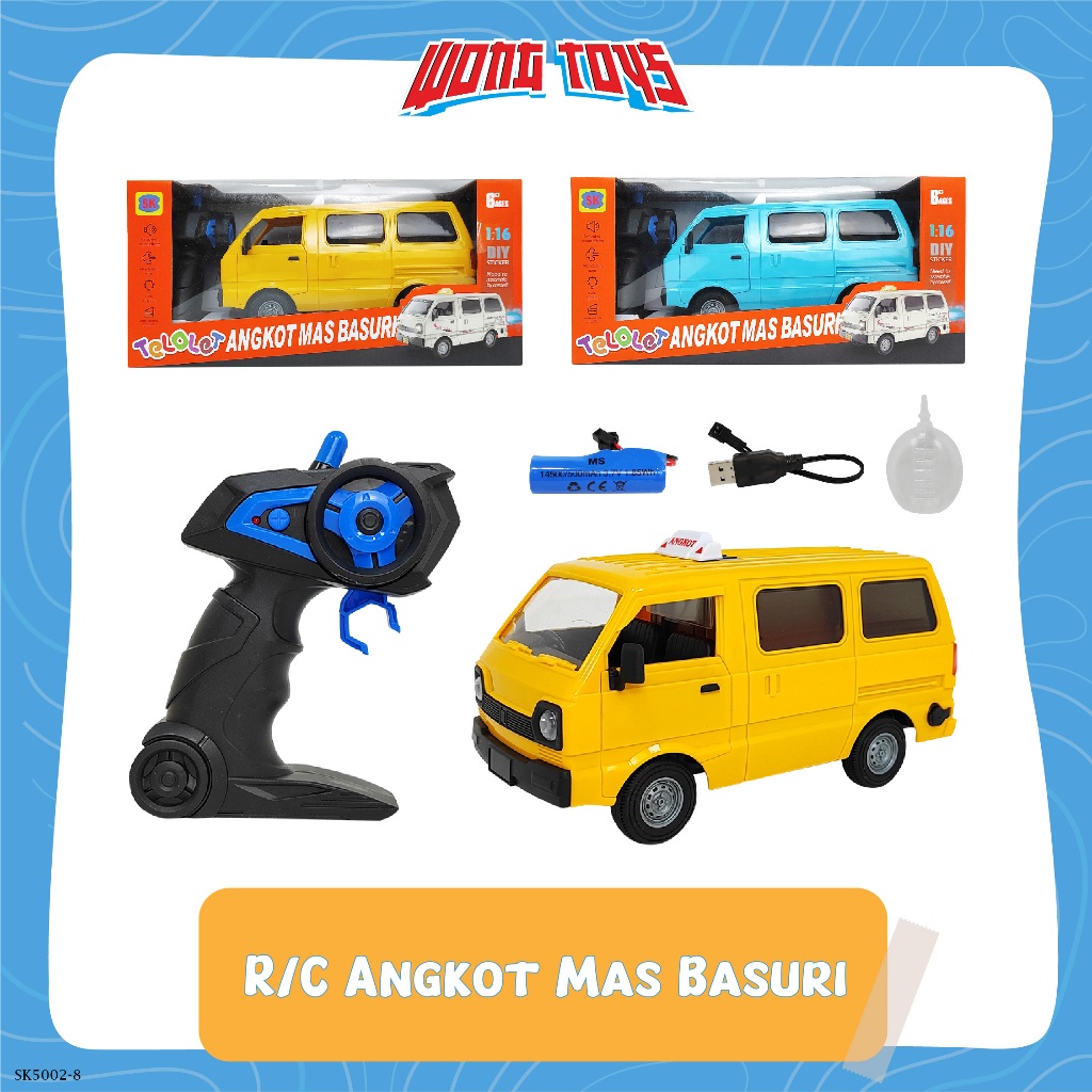 Jual R/C Angkot Mas Basuri (SK5002-8) - Mainan Mobilan RC Angkot Mas ...