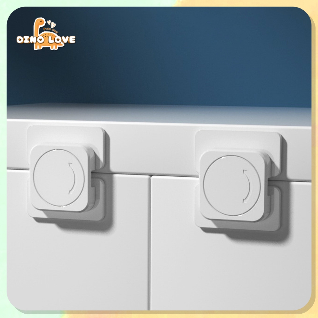 Jual Kunci Kulkas Stiker Gembok Tempel Safety Lock Tempel Furniture ...