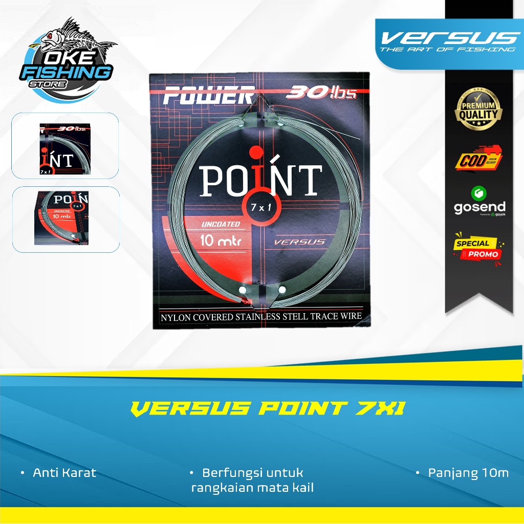 Jual Neklin Versus Power Point 7x1 – Senar Pancing Premium Anti Abrasi ...